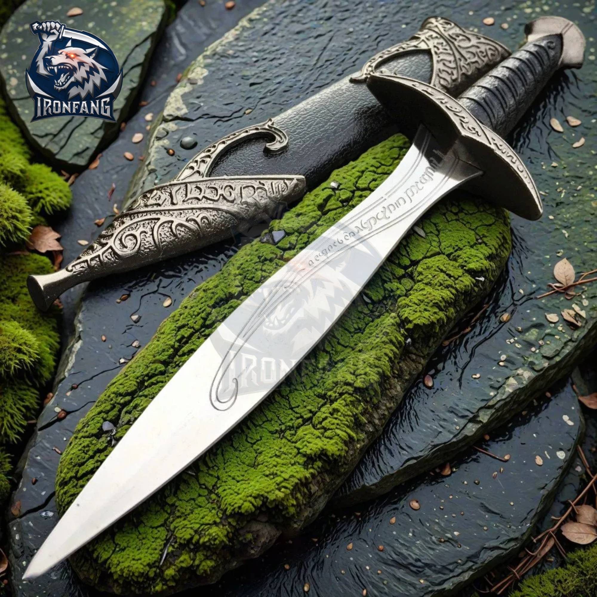 11" LOTR Sting Frodo Dagger Steel Sword Gift For Man IronfangKnife ...
